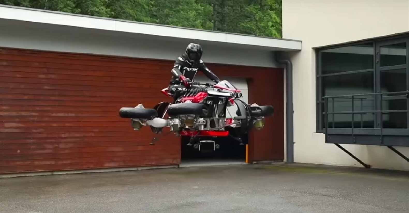 LMV 497, la moto voladora que también funciona para carretera - Revista ...