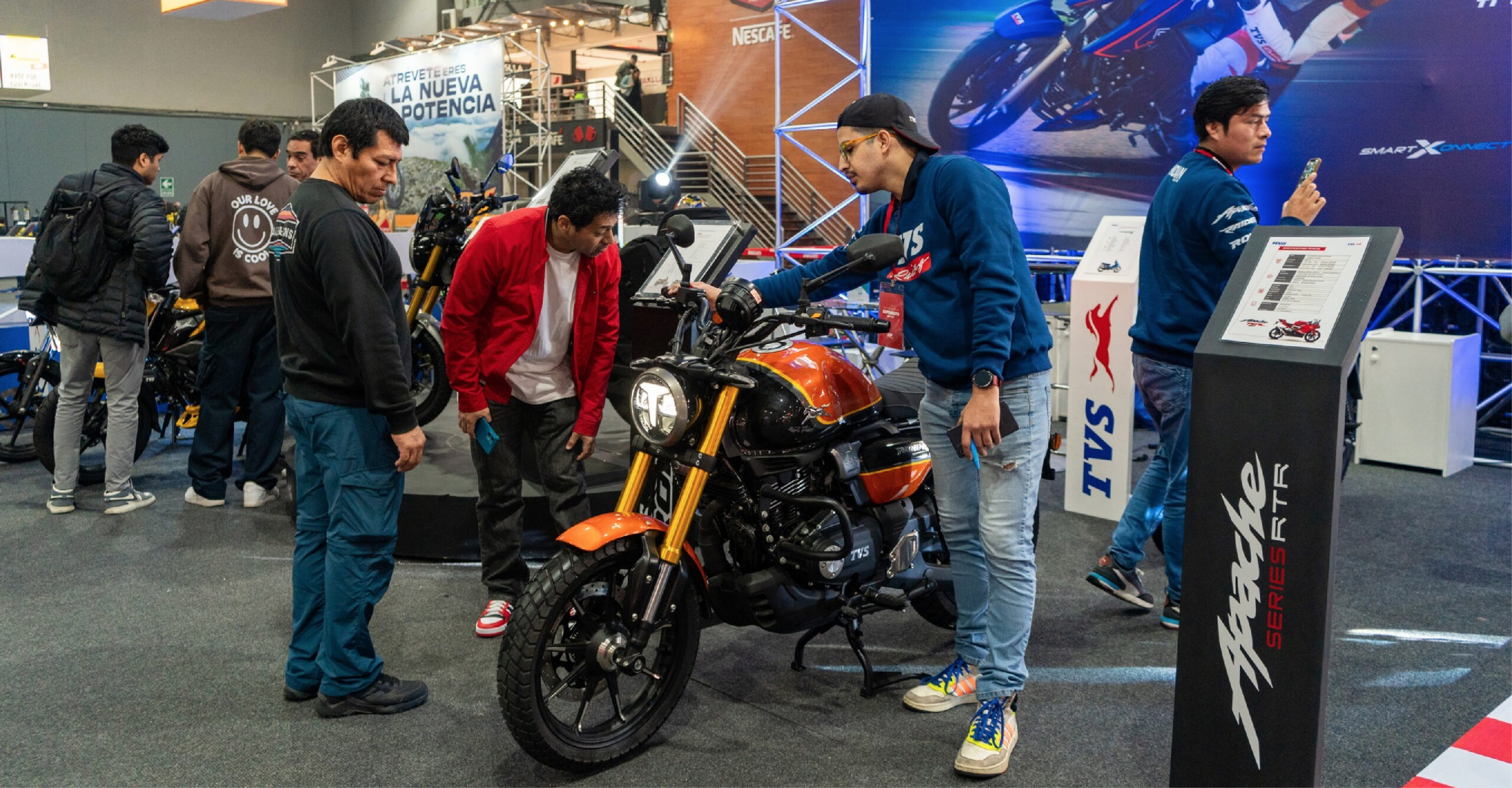 Nacional | TVS exhibió su variedad de modelos en la Expomoto 2024 - Revista Mototec